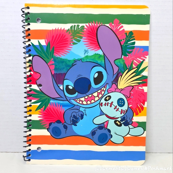 Disney | Office | Stitch Disneys Stitch Scrump Wide Ruled Subject ...